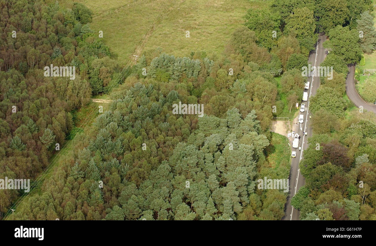 Yateley aerial view hi-res stock photography and images - Alamy