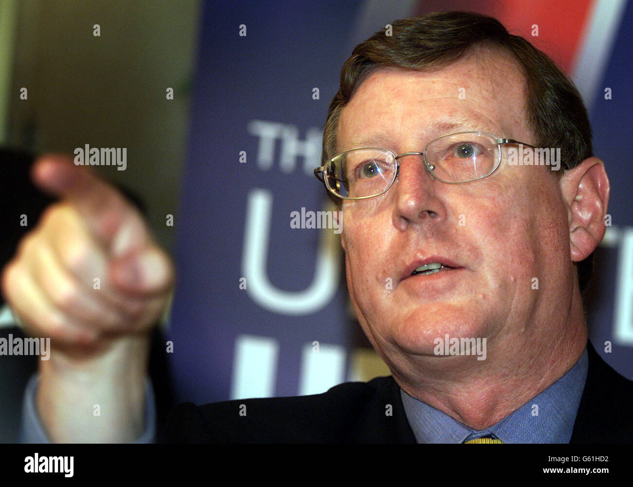 Trimble Ulster Unionist Council Stock Photo - Alamy