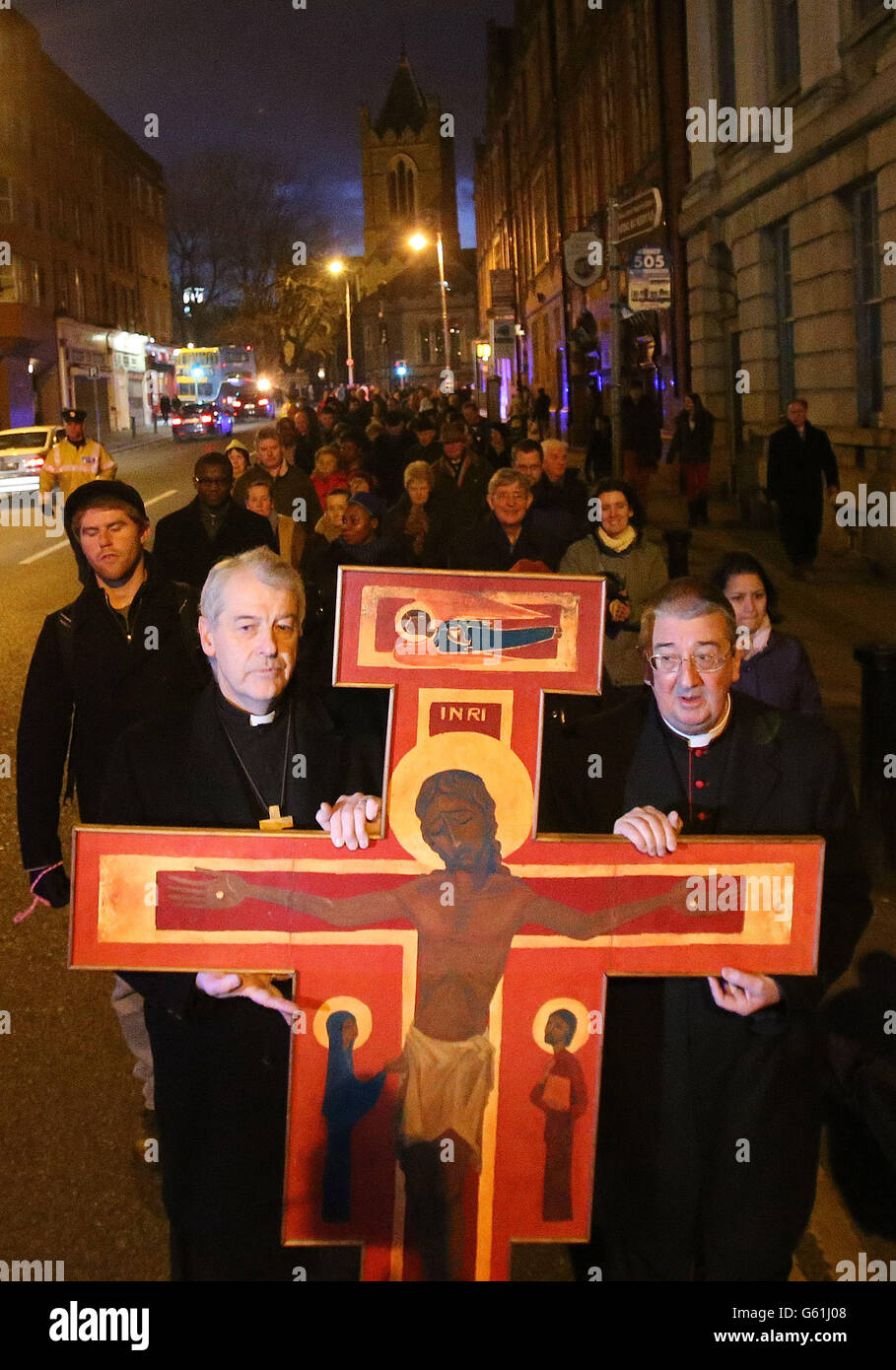 Dublin Good Friday procession Stock Photo - Alamy