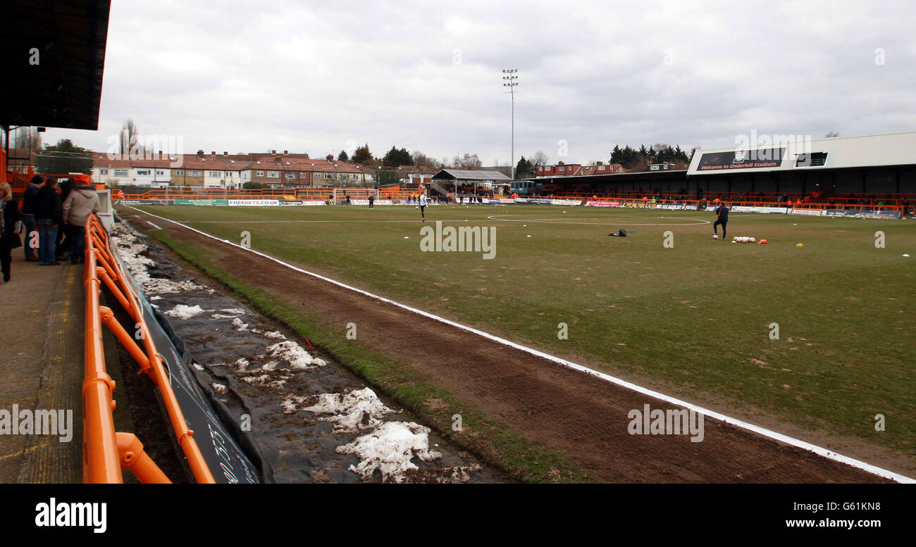 Barnet football club stadium hi-res stock photography and images - Alamy