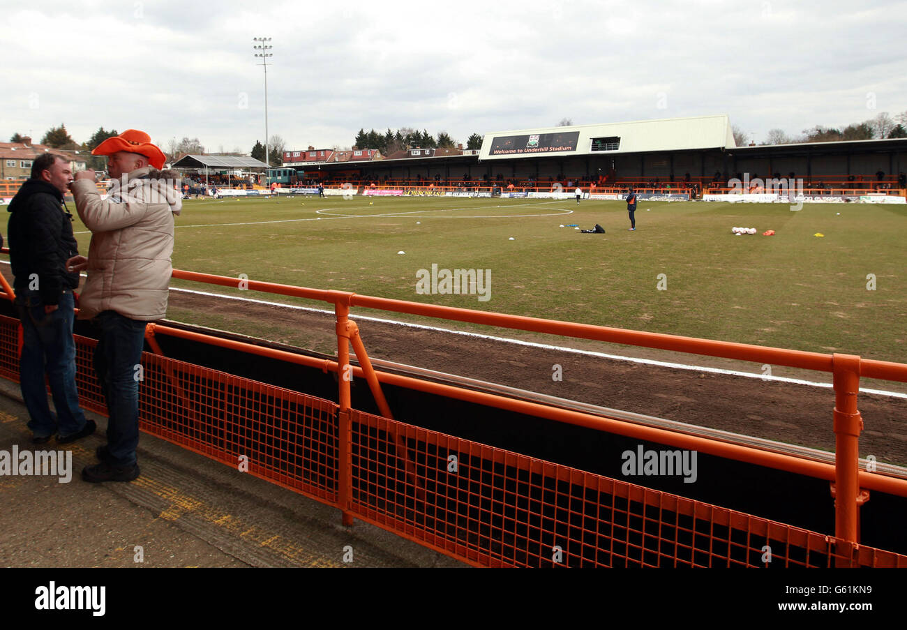 A view of the stadium before the npower League Two match at the ...