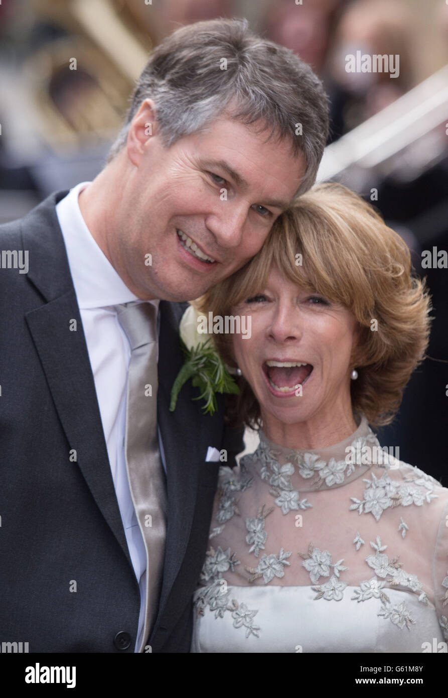 Helen Worth marriage - London Stock Photo - Alamy