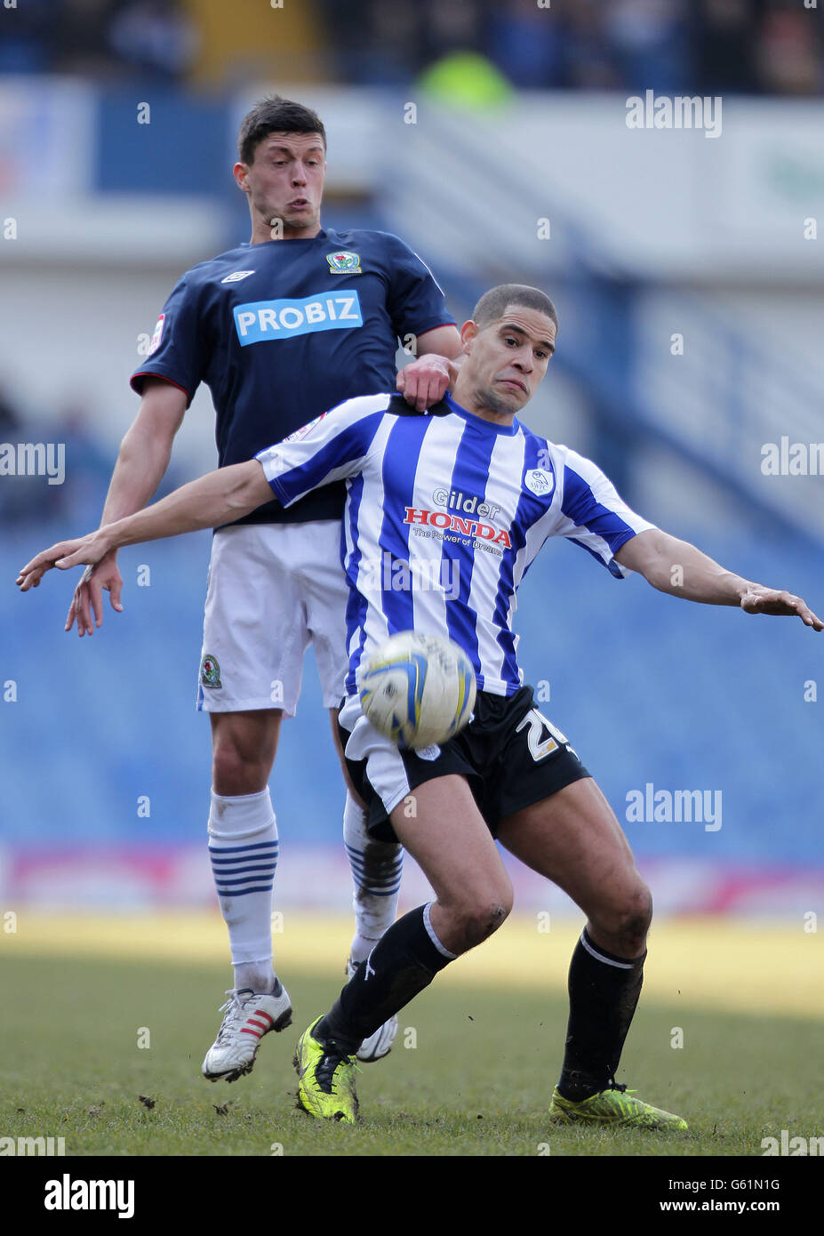 Sheffield wednesdays giles coke and blackburn rovers jason lowe hi-res ...