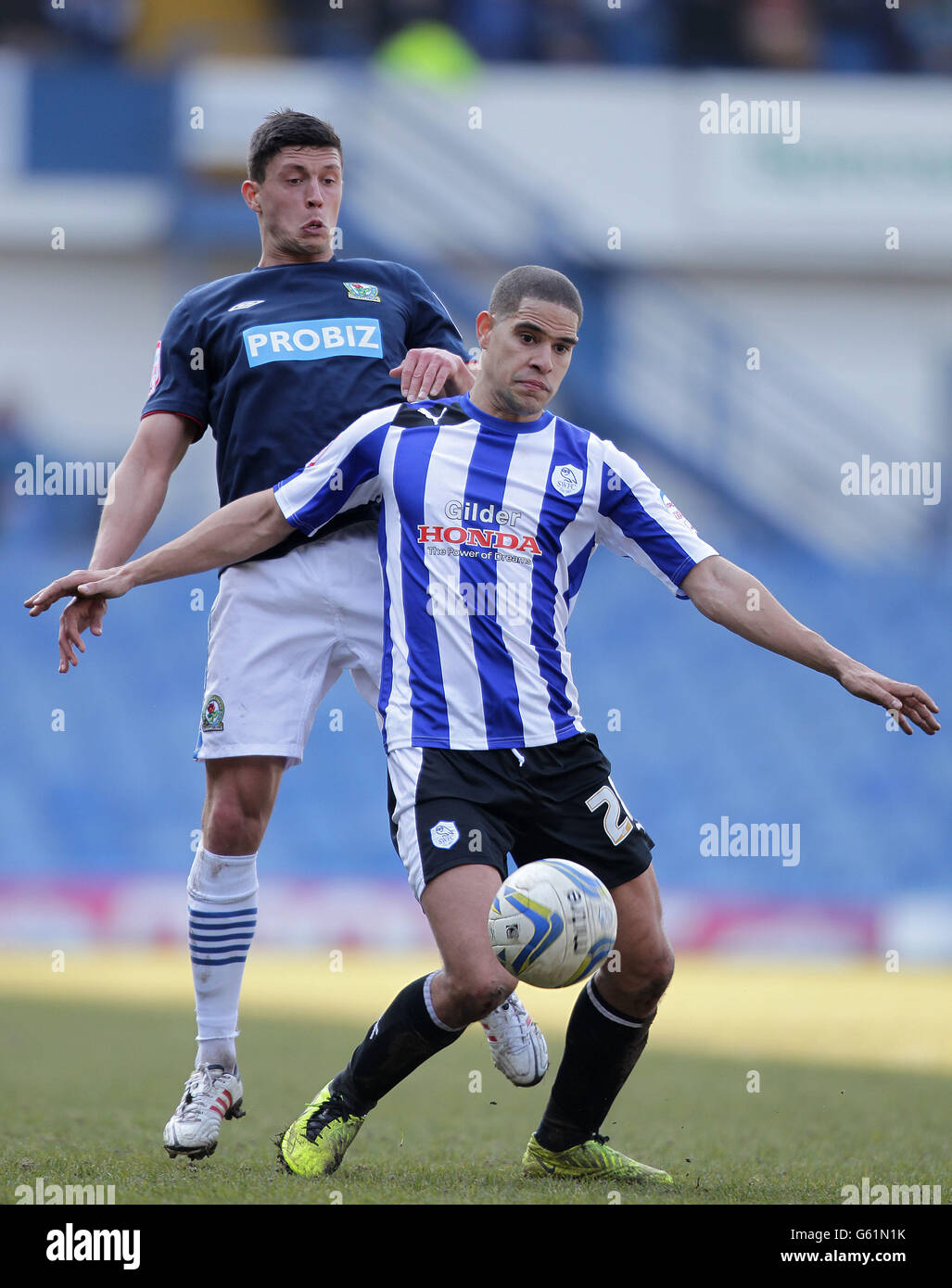 Sheffield wednesdays giles coke and blackburn rovers jason lowe hi-res ...