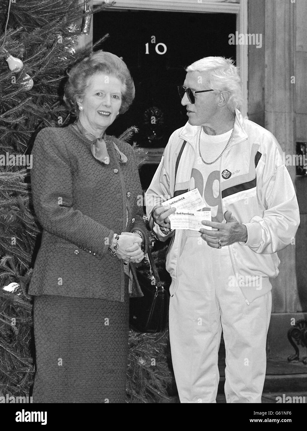 Jimmy savile thatcher hi-res stock photography and images - Alamy