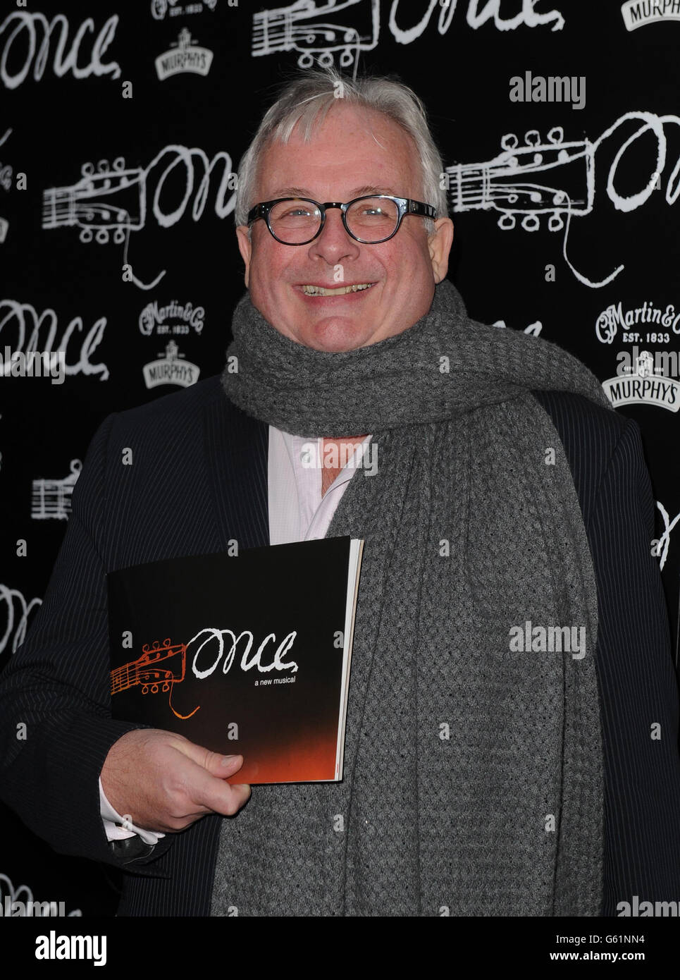 Christopher Biggins attending the opening night of Once at the Phoenix ...
