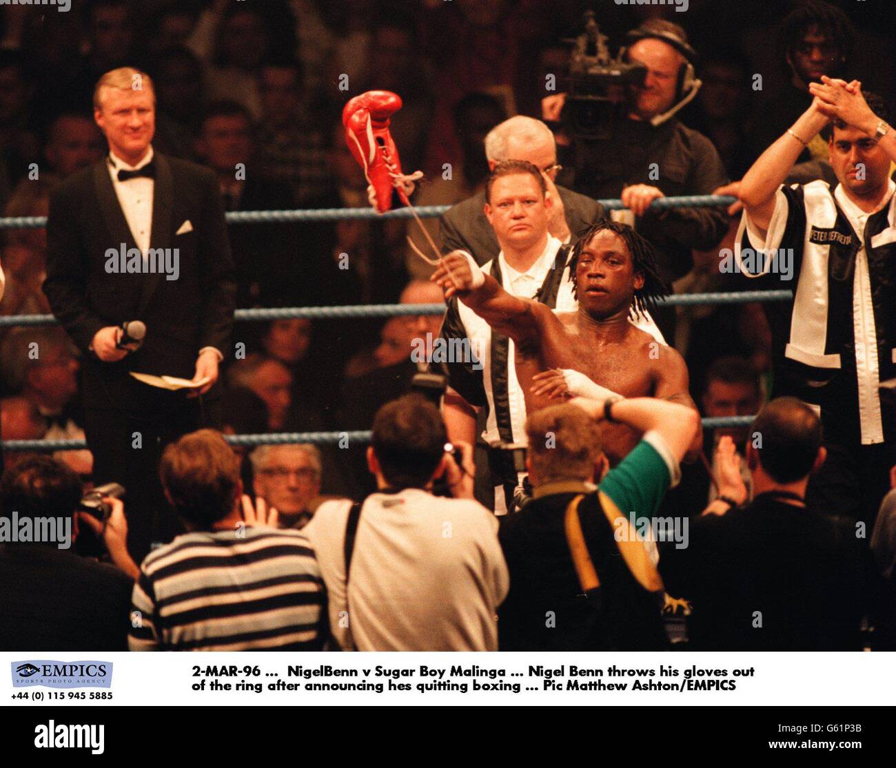Boxing - WBC Super-Middleweight Championship of the world - Nigel BENN ...