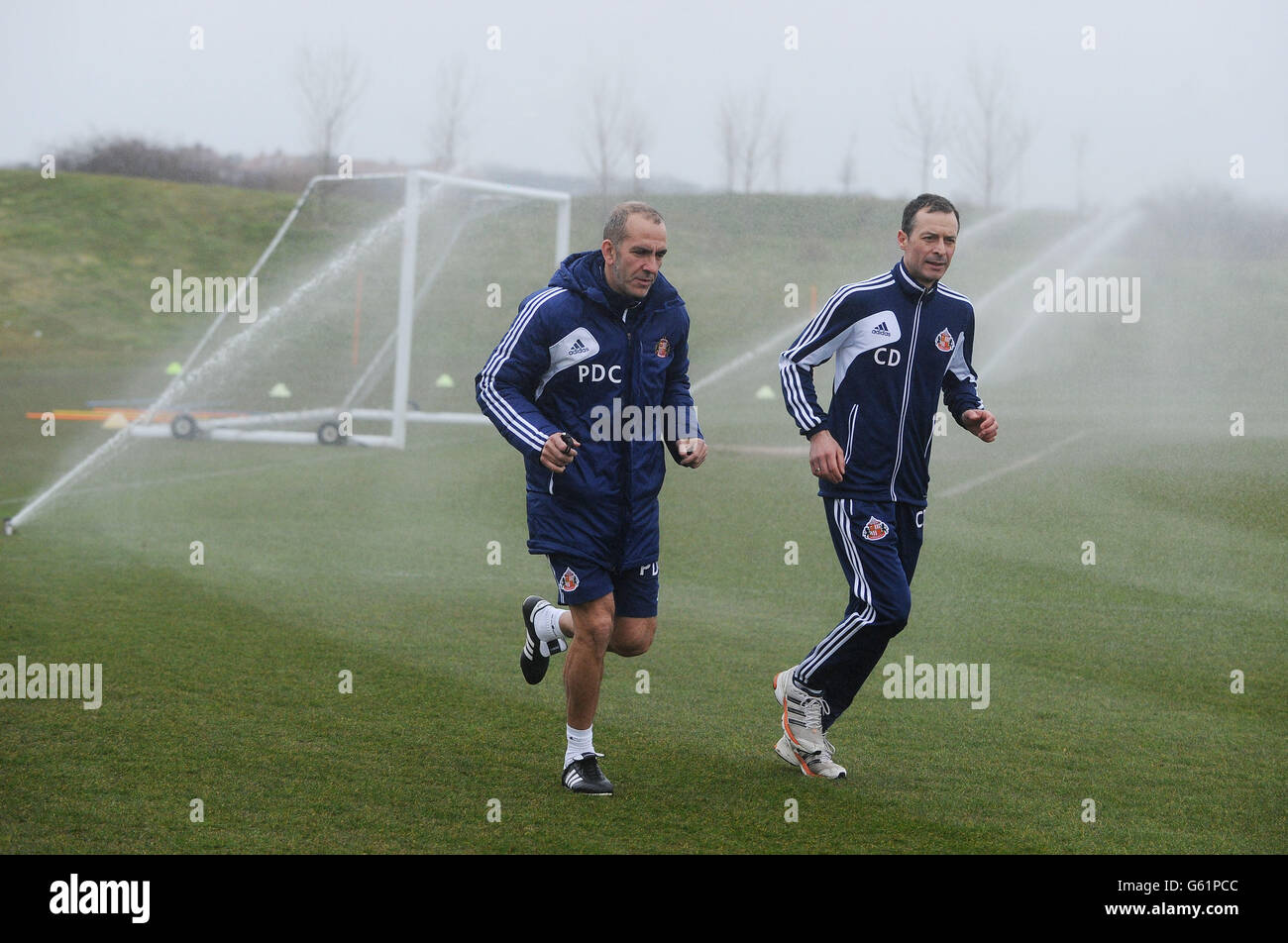 Soccer sunderland training academy of light hi-res stock photography ...