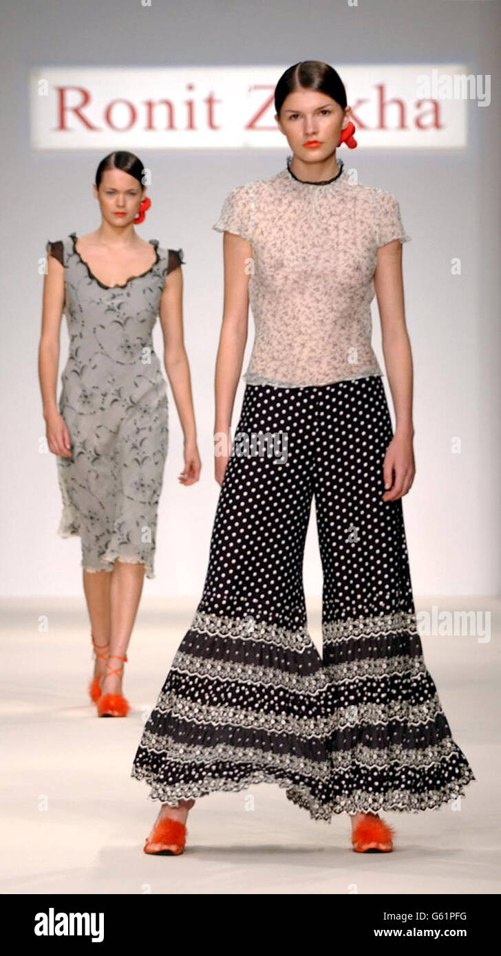 Ronit Zilkha London Fashion Stock Photo - Alamy