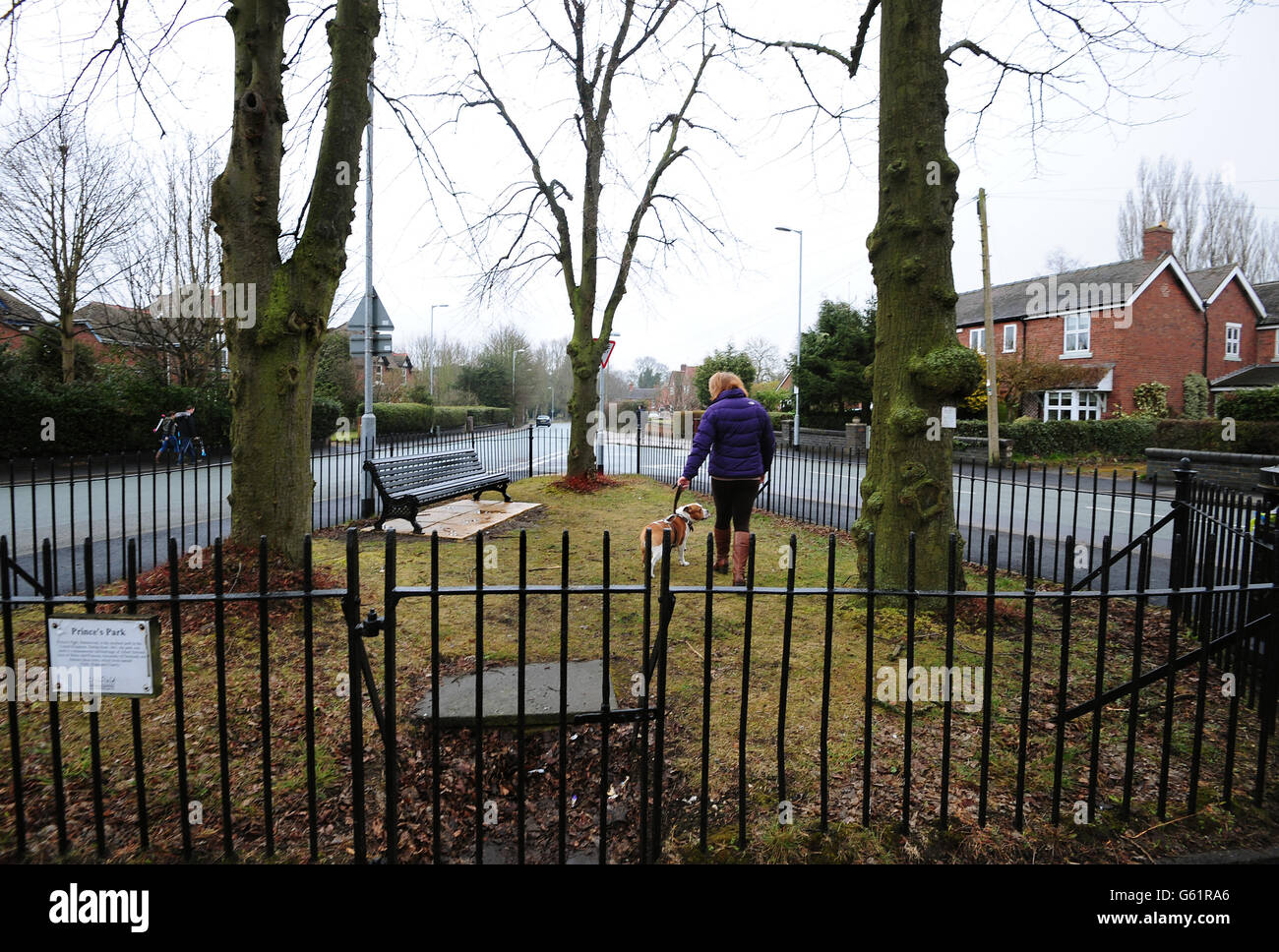 General view of Prince's Park, Burntwood, Staffordshire Stock Photo - Alamy