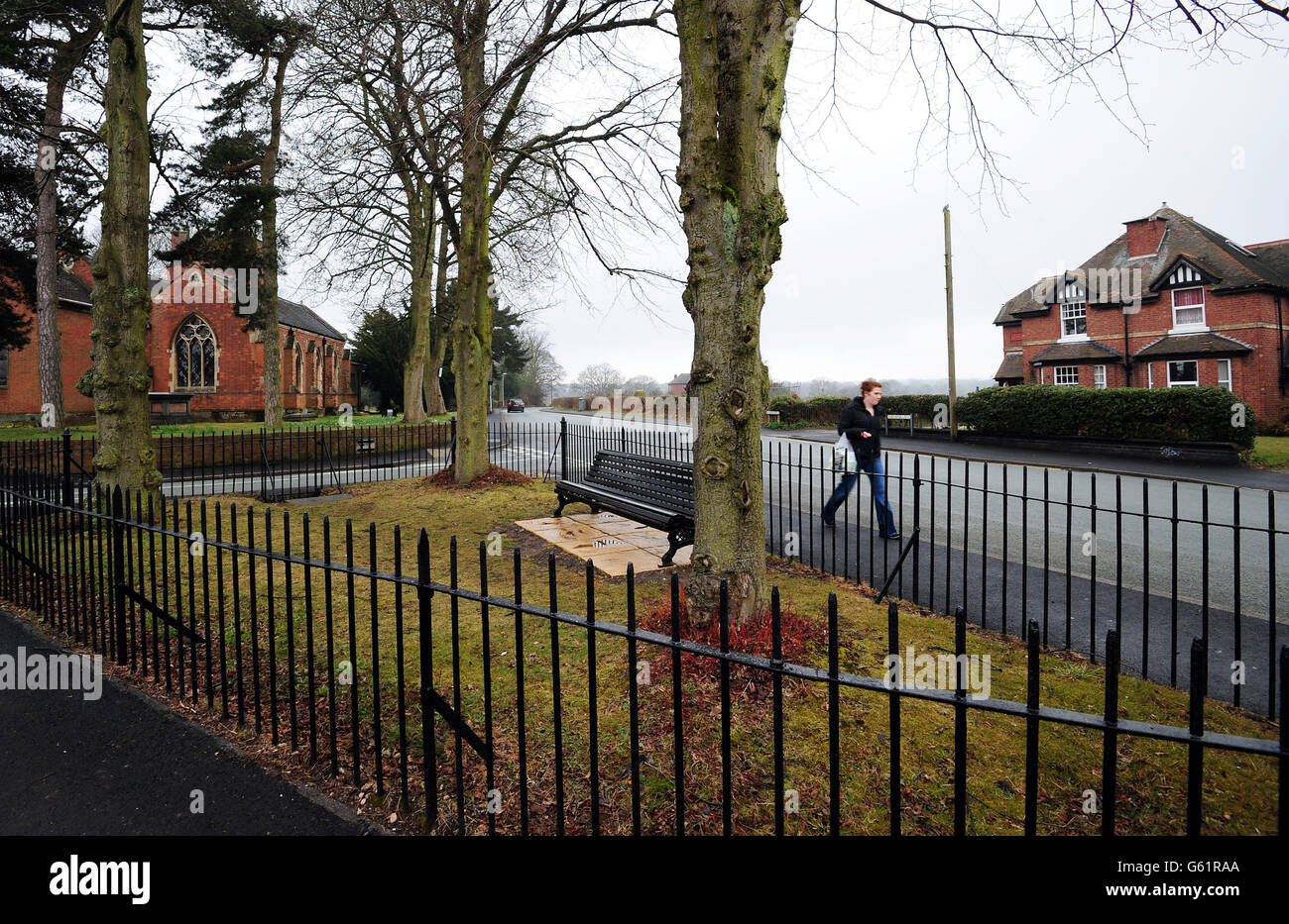 General view of Prince's Park, Burntwood, Staffordshire Stock Photo - Alamy