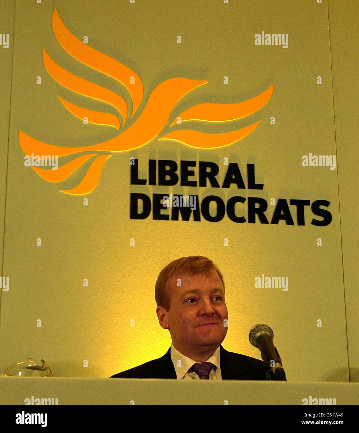 Charles Kennedy leader of the Liberal Democrats Stock Photo - Alamy