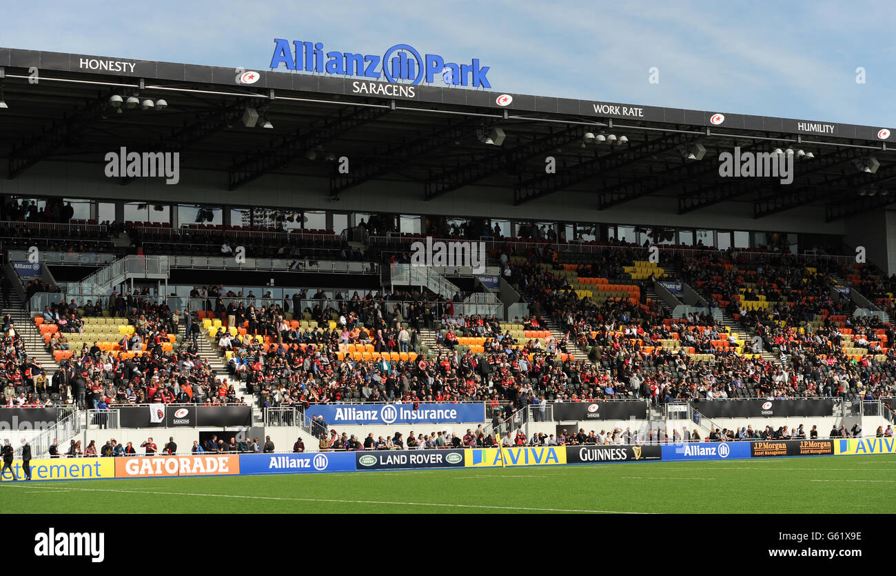 Rugby Union - Aviva Premiership - Saracens v Worcester Rugby - Allianz ...
