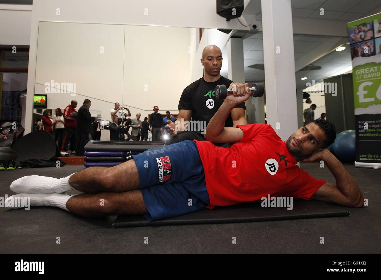 Boxing - Amir Khan and Haroon Khan Media Work Out - Bolton David Lloyd ...