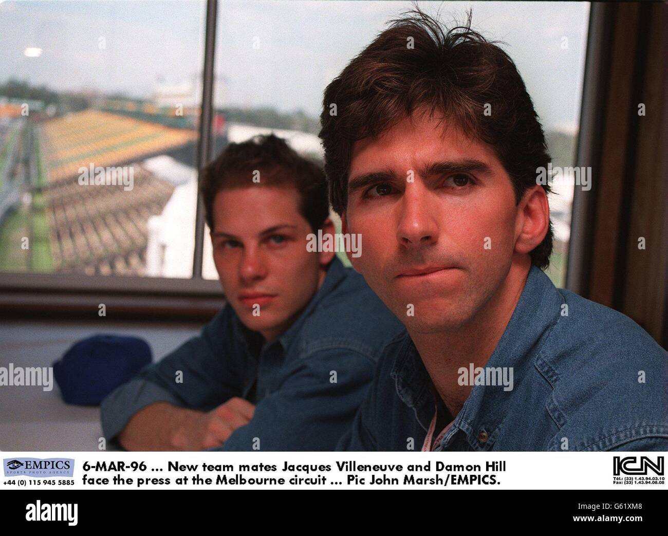 Jacques villeneuve and damon hill hi-res stock photography and images ...
