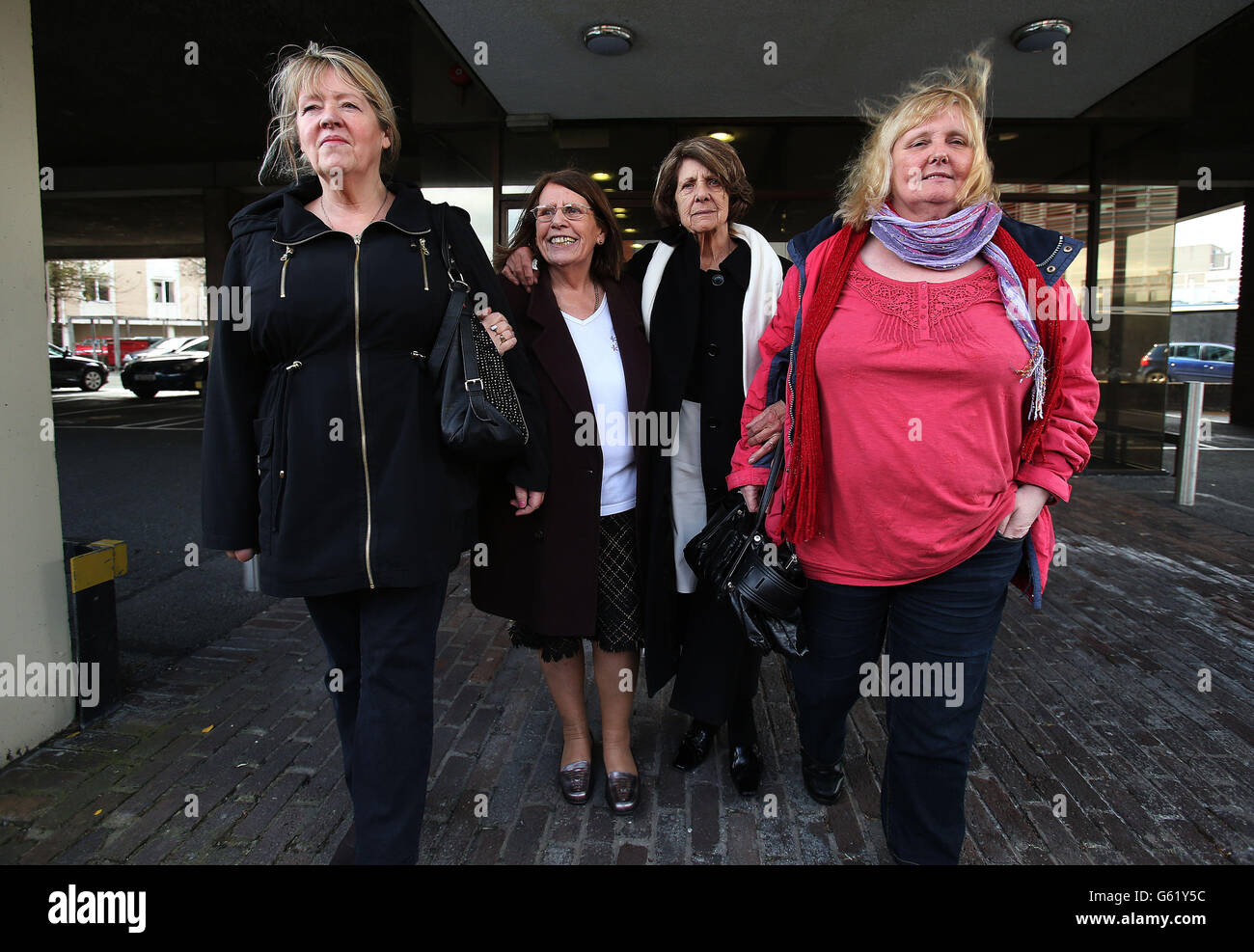 Survivors of the Magdalene Laundries (left to right) Maureen Sullivan ...