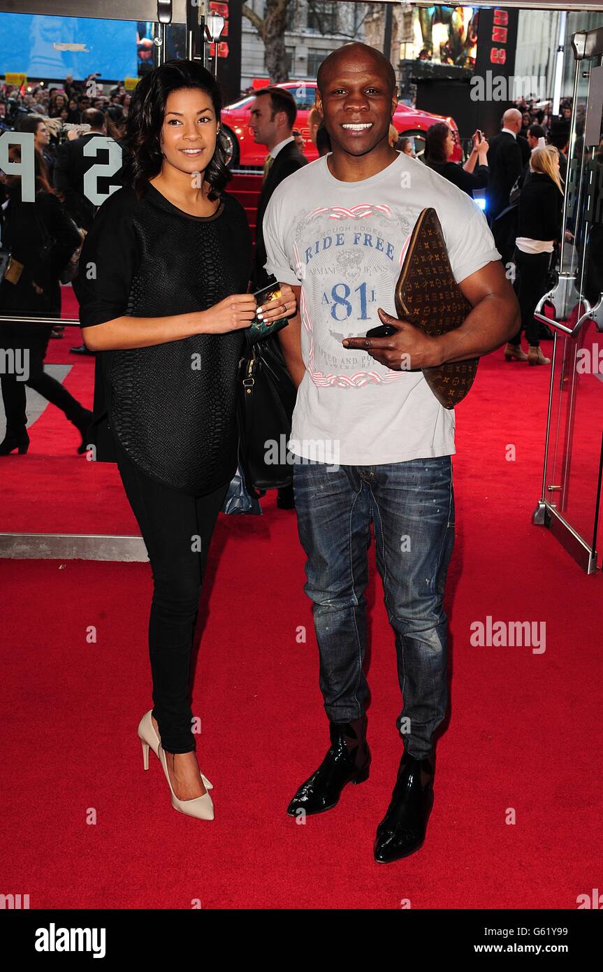 Chris Eubank and daughter Emily Eubank arriving for the premiere of ...