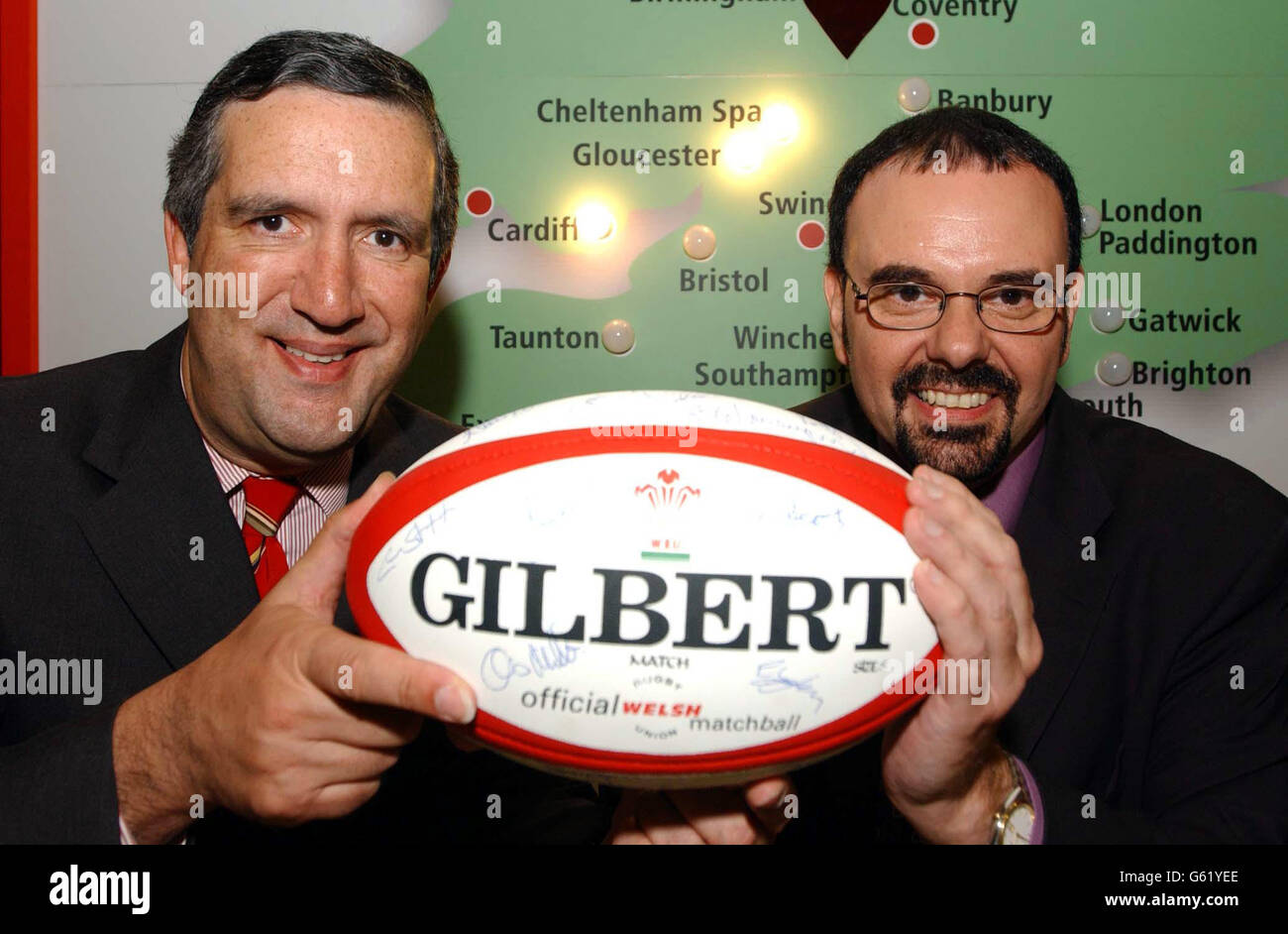 Clive Williams (left) and Steve Hingley at Birmingham New Street ...