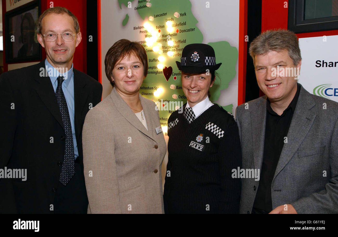 (left - right) Nick Hoptroff, Joanne Dent, Inspector Jane Kitchen and ...