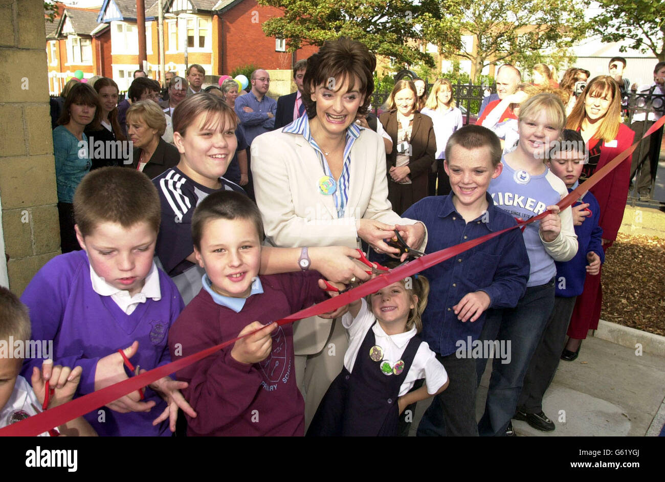 Cherie Booth QC helps to open a new Barnado's centre in Blackpool. Ms ...
