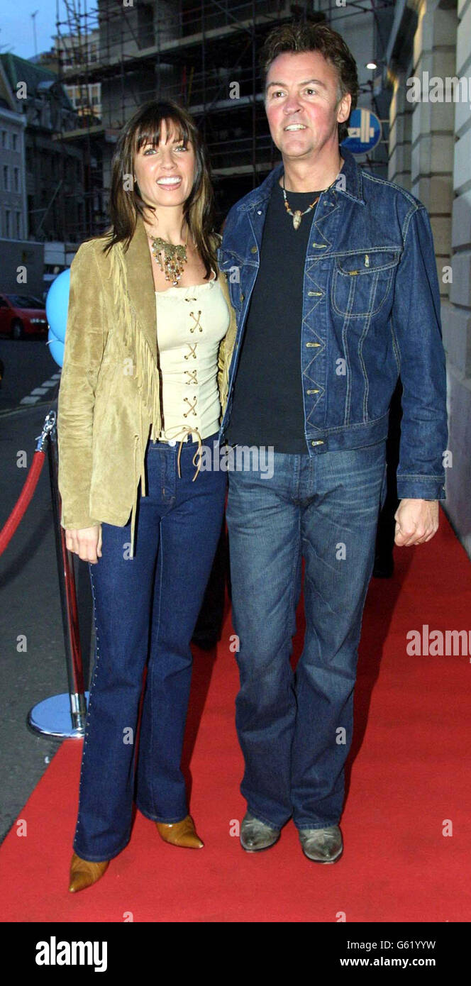 Paul Young and his wife Stacy arrive at Zilli Fish II tonight for a ...