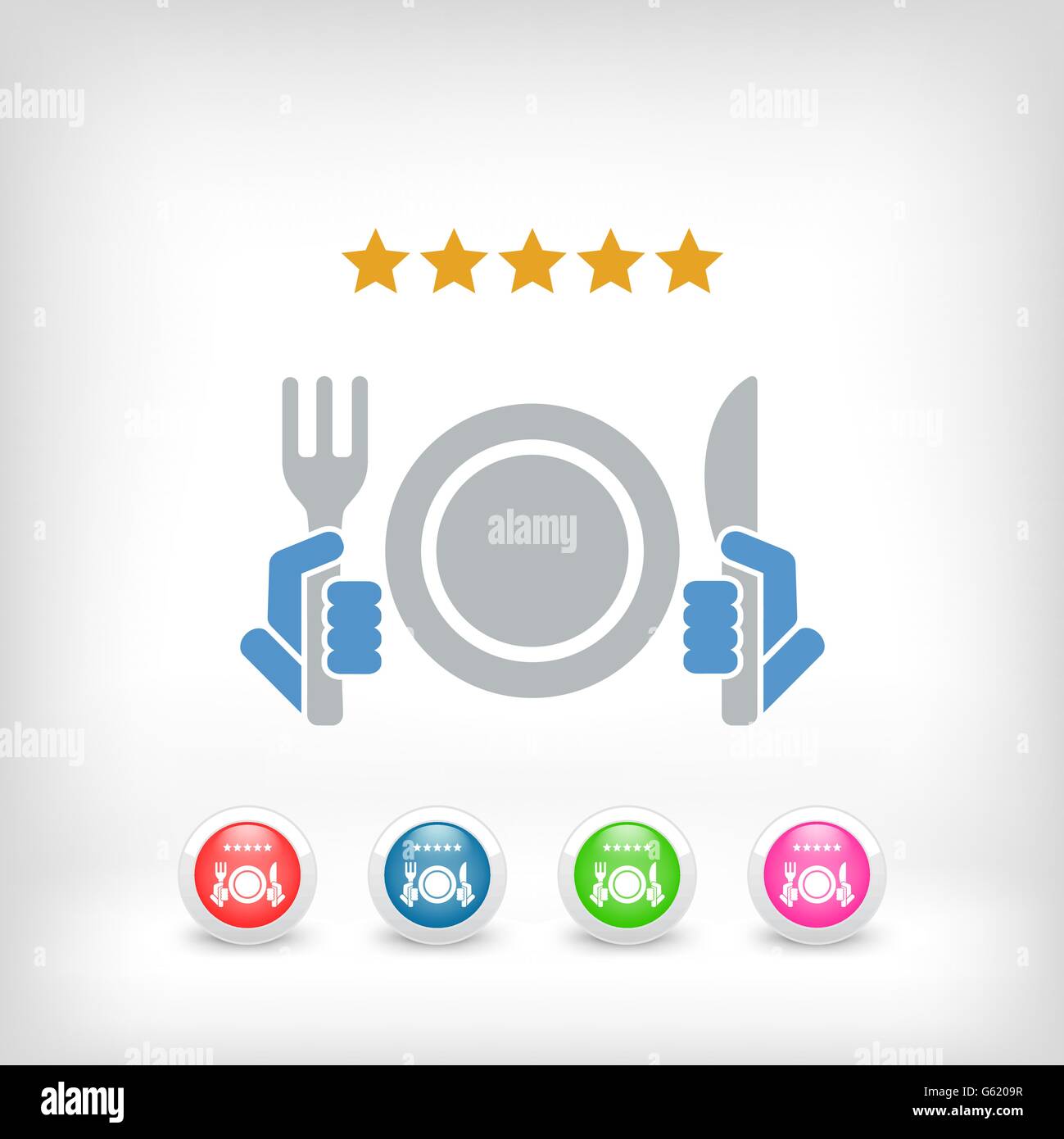 Restaurant icon. Top rating Stock Vector Image & Art - Alamy