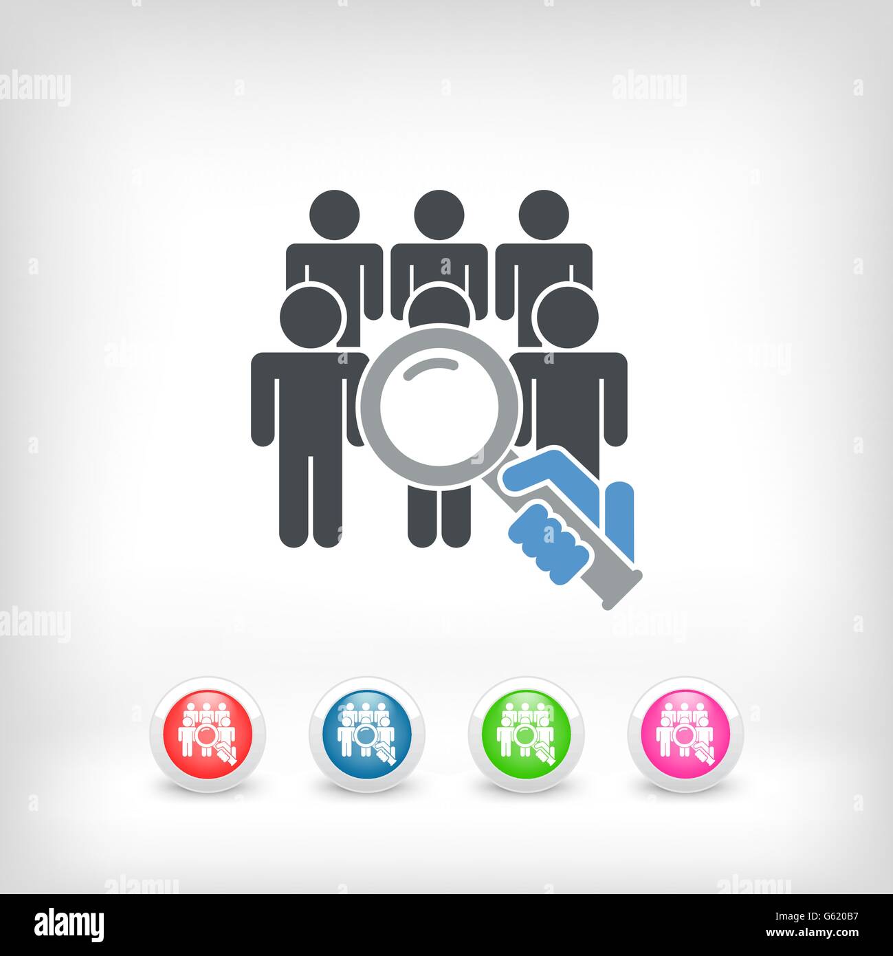 Look for person Stock Vector Image & Art - Alamy