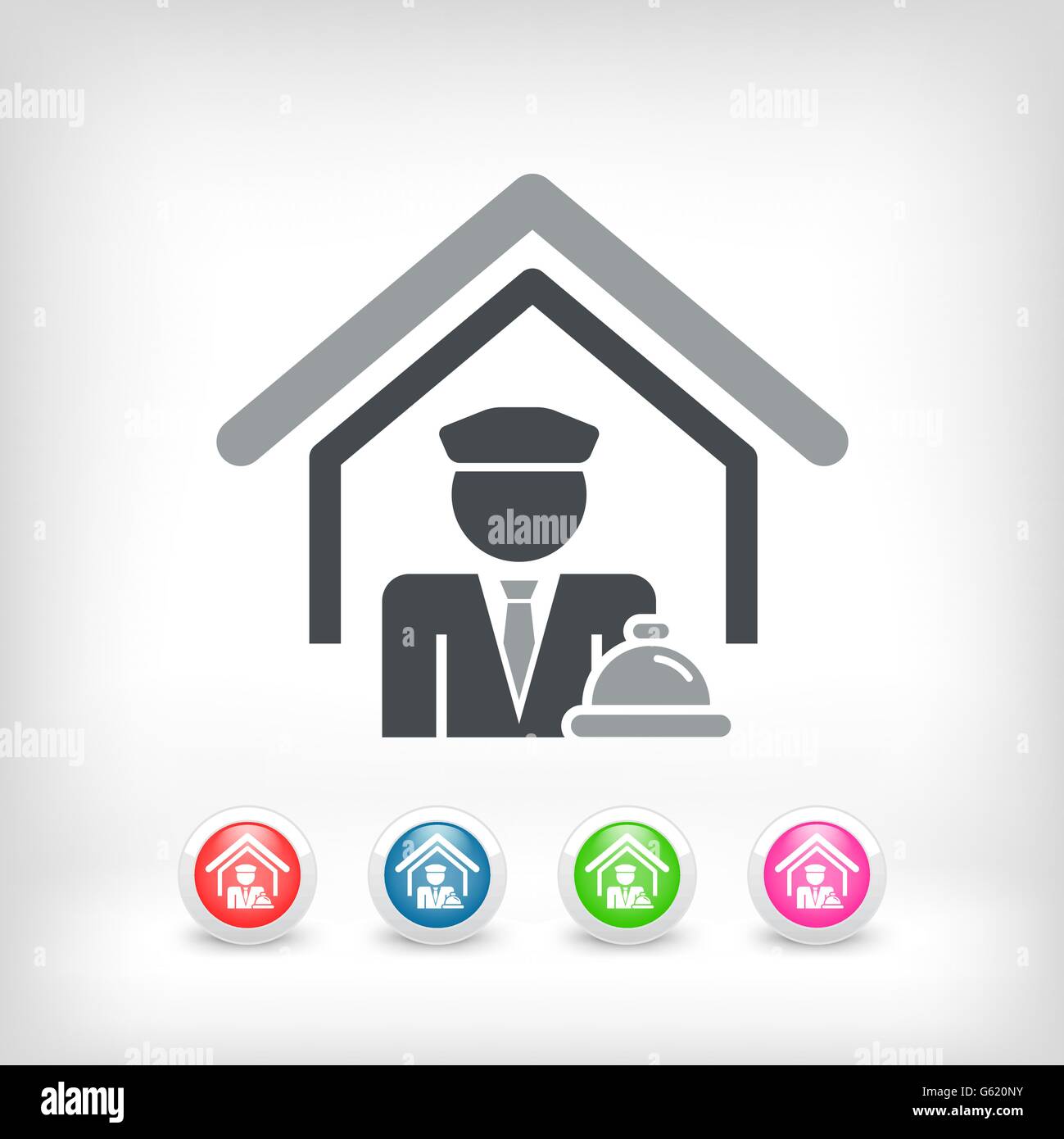 Hotel doormen Stock Vector Images - Alamy