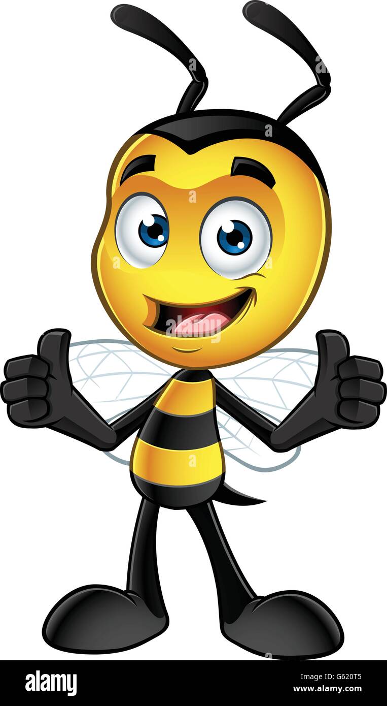 Super Little Bee Stock Vector Image & Art - Alamy