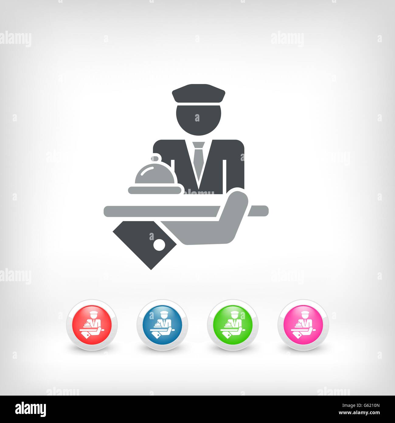 Hotel icon. Porter Stock Vector Image & Art - Alamy