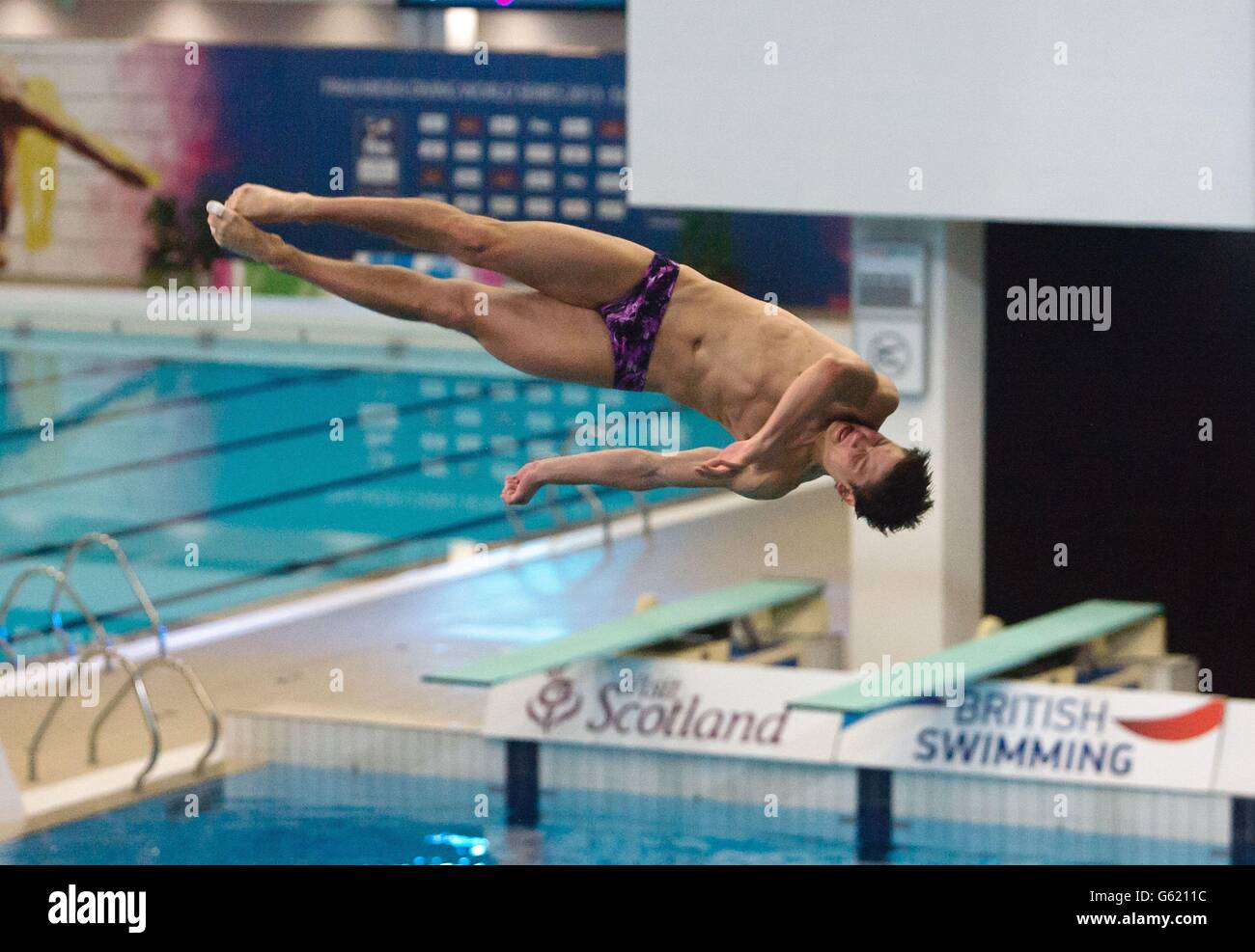 Diving - FINA World Series - Day Two - Royal Commonwealth Pool Stock ...