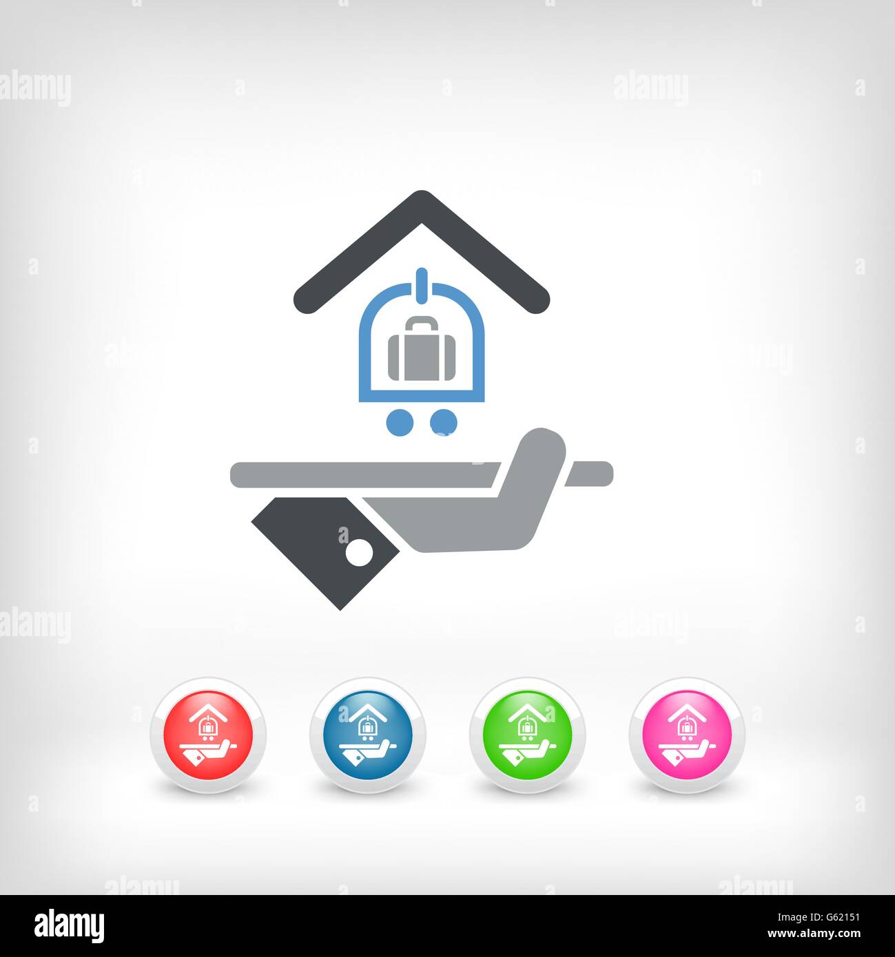 Hotel icon. Baggage service Stock Vector Image & Art - Alamy