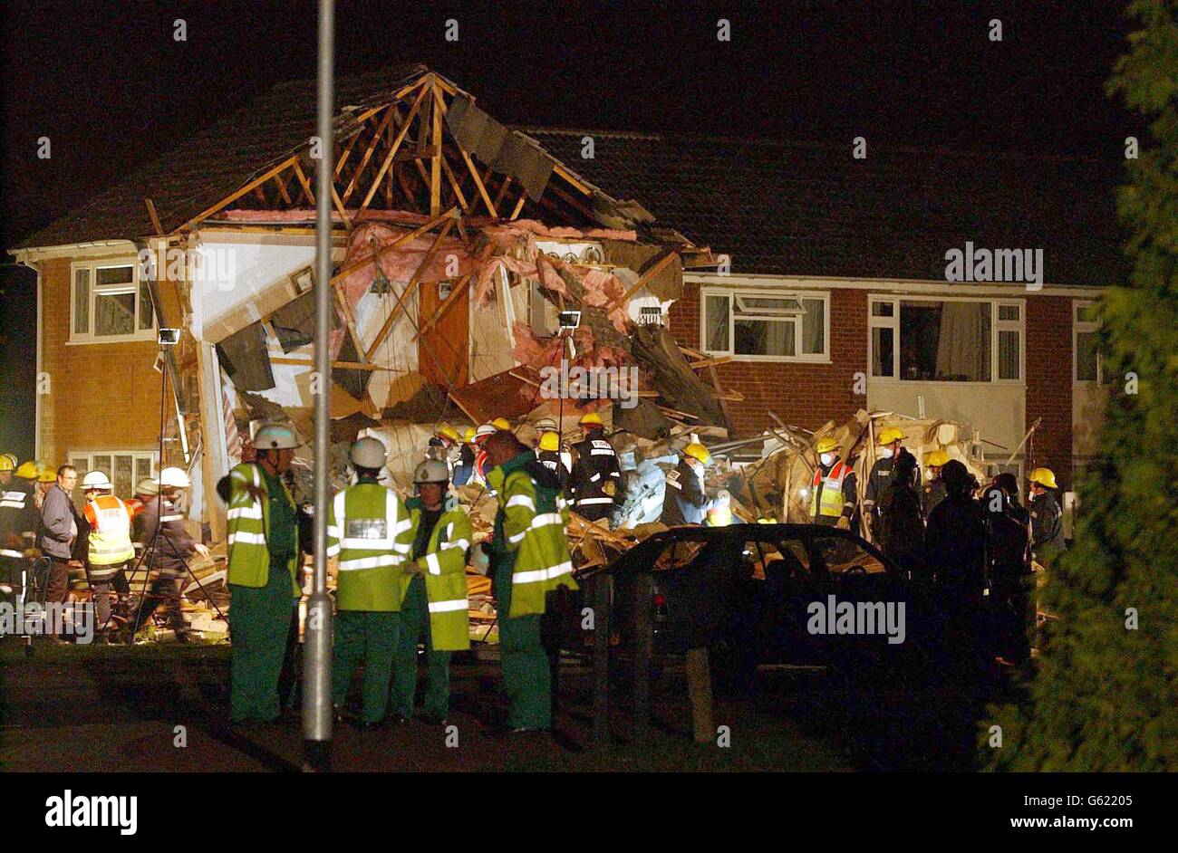 The scene at Walcote Drive, in West Bridgford, Nottingham,in which at ...