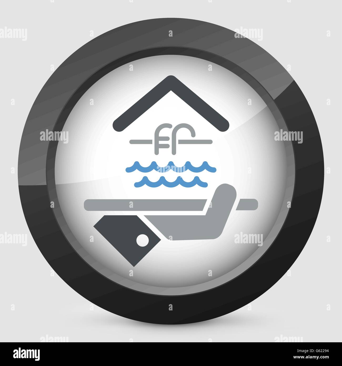 Hotel waiter pool Stock Vector Images - Alamy