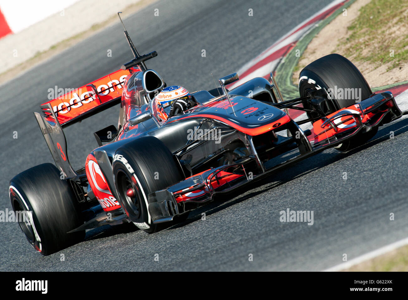 Jenson Button, GB, McLaren-Mercedes MP4-27, during the Formula 1 ...