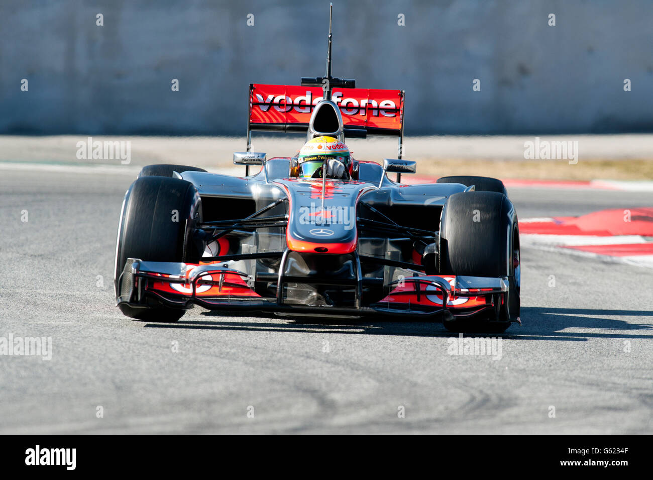 Lewis Hamilton, GB, McLaren-Mercedes MP4-27, Formula 1 testing sessions ...