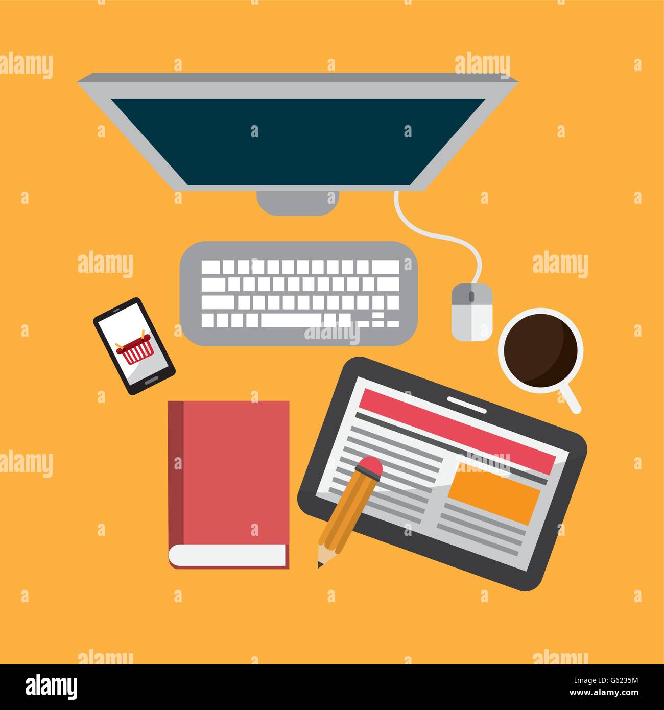 Technology and social media design Stock Vector Image & Art - Alamy