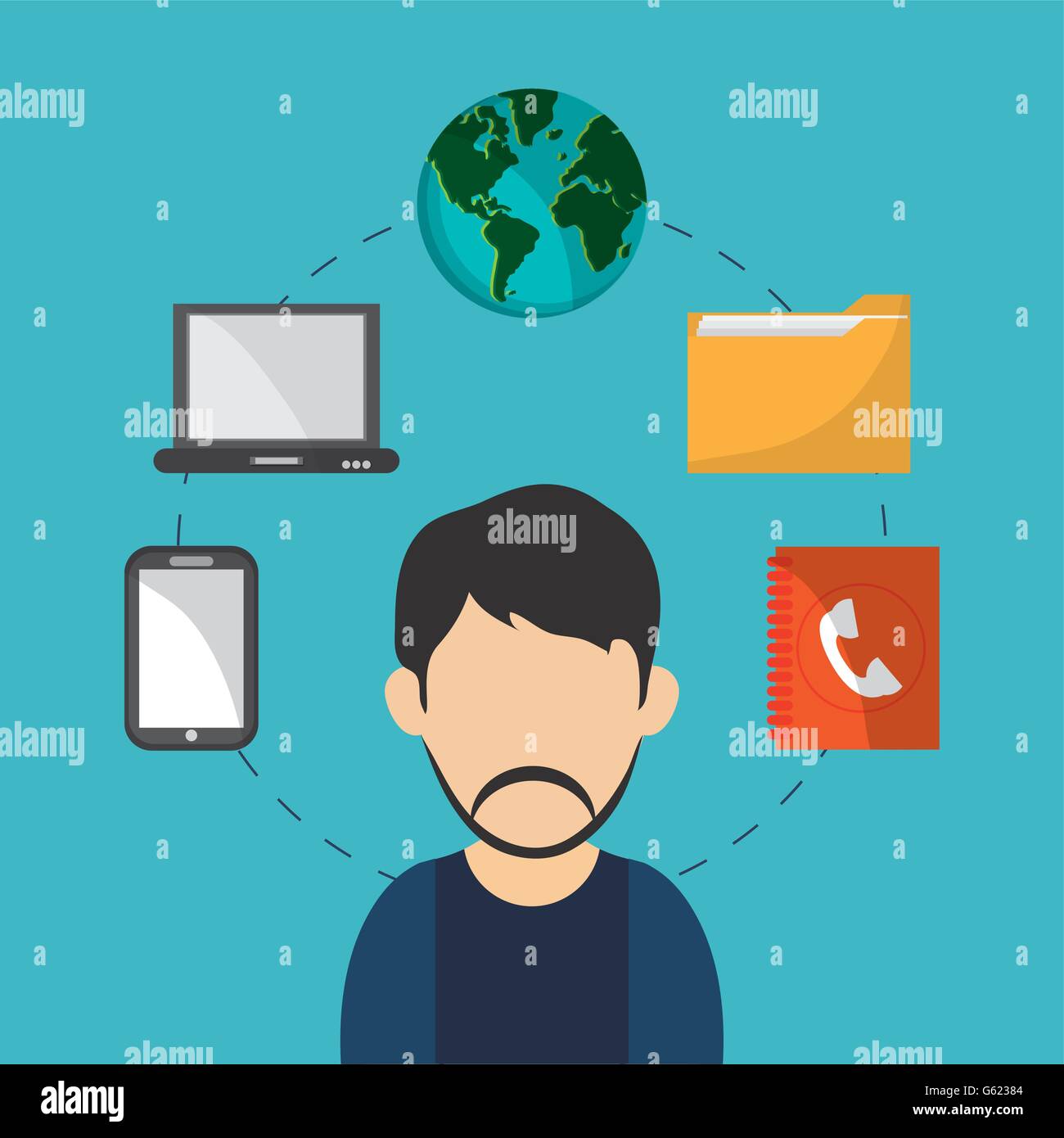 Networking planet file technology hi-res stock photography and images ...
