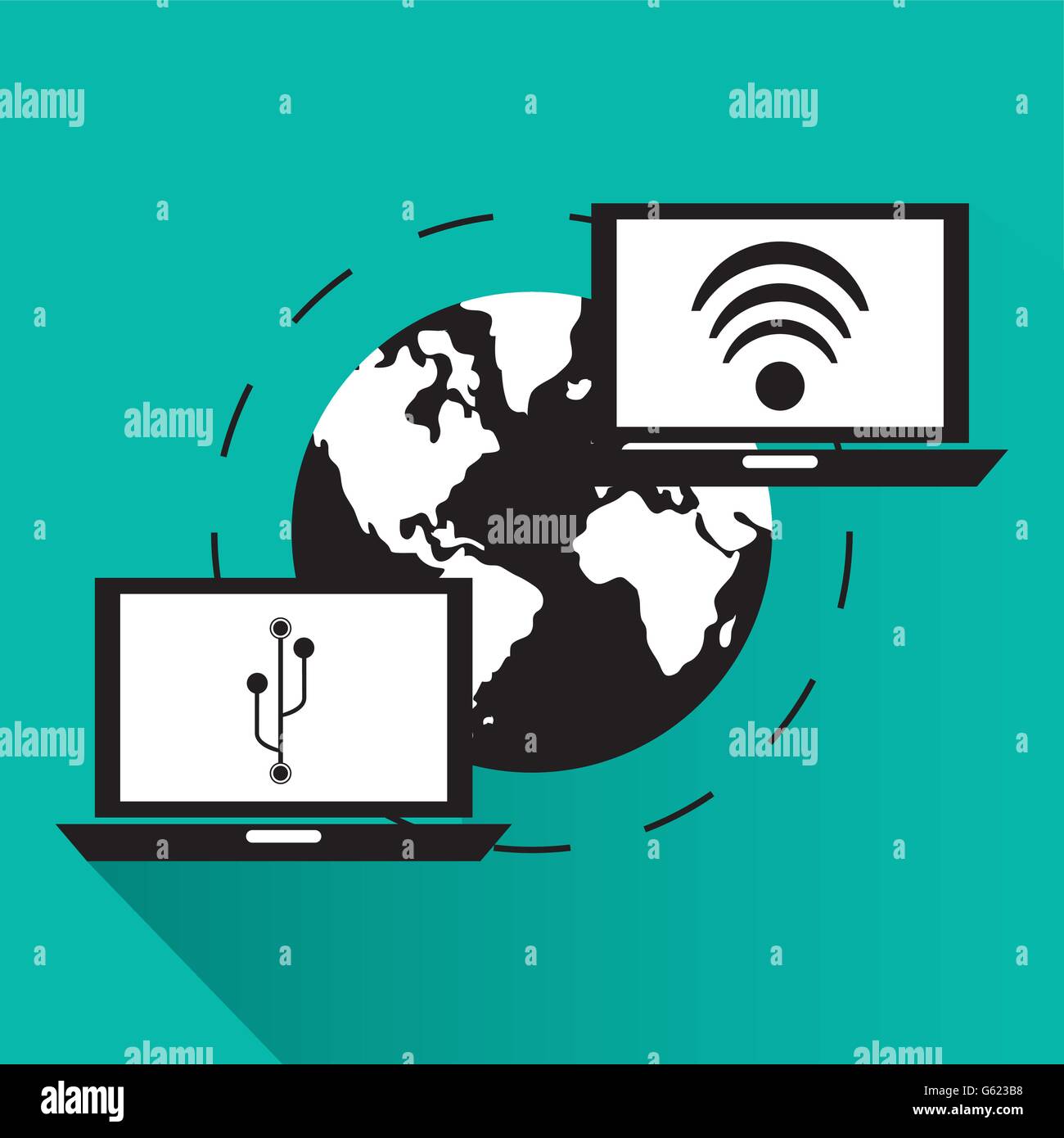 Networking and Technology design Stock Vector Image & Art - Alamy