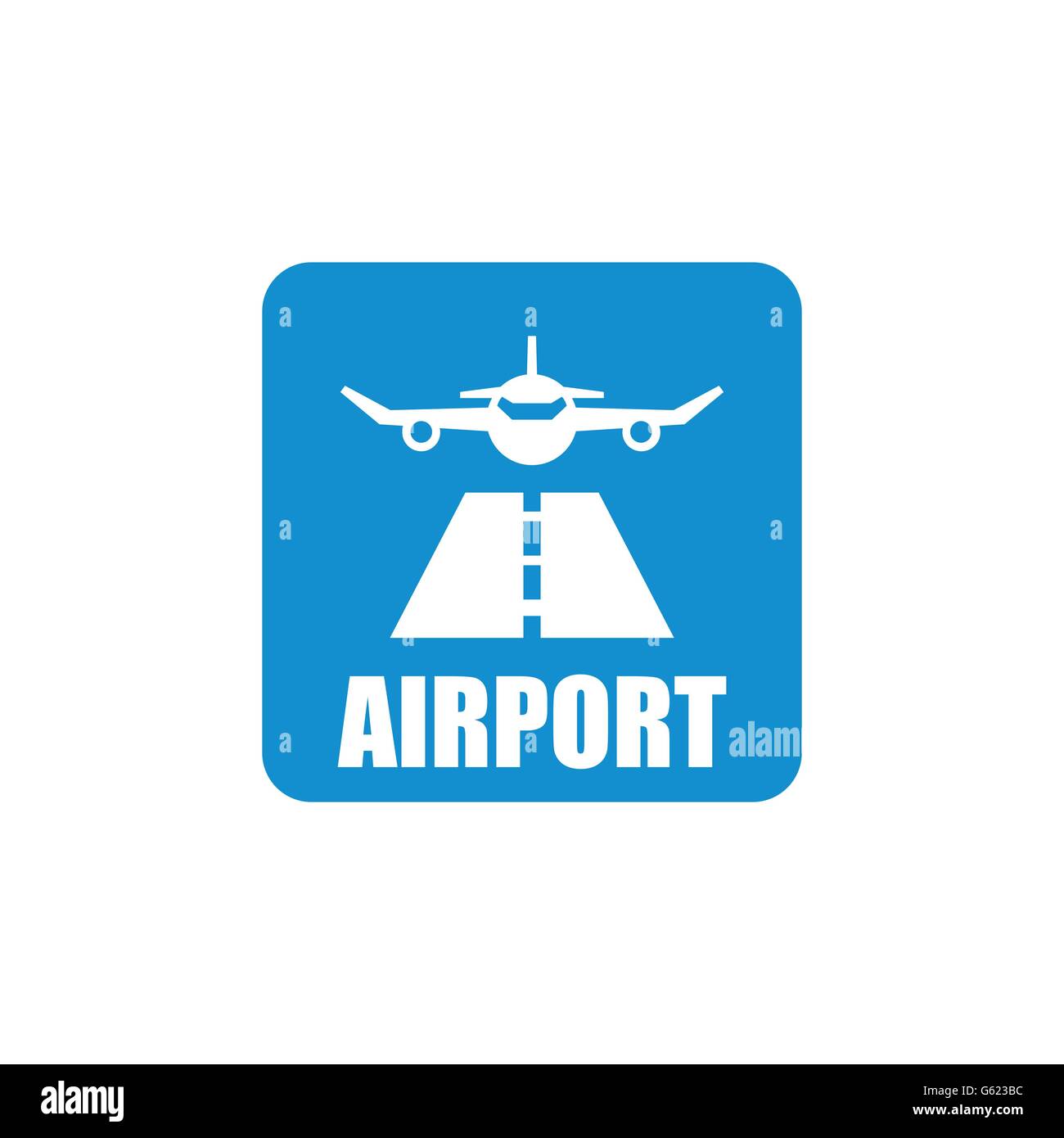 Vector black airport icon set Stock Vector Image & Art - Alamy