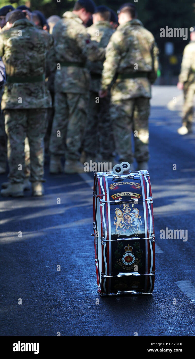 21 engineer regiment returns home from afghanistan hi-res stock ...