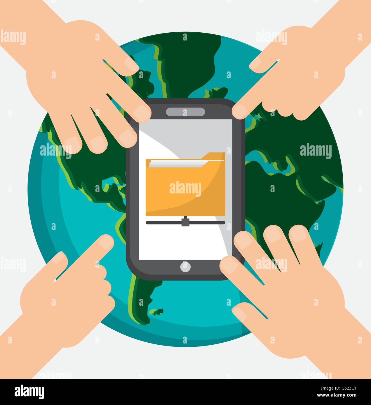 Networking and Technology design Stock Vector Image & Art - Alamy