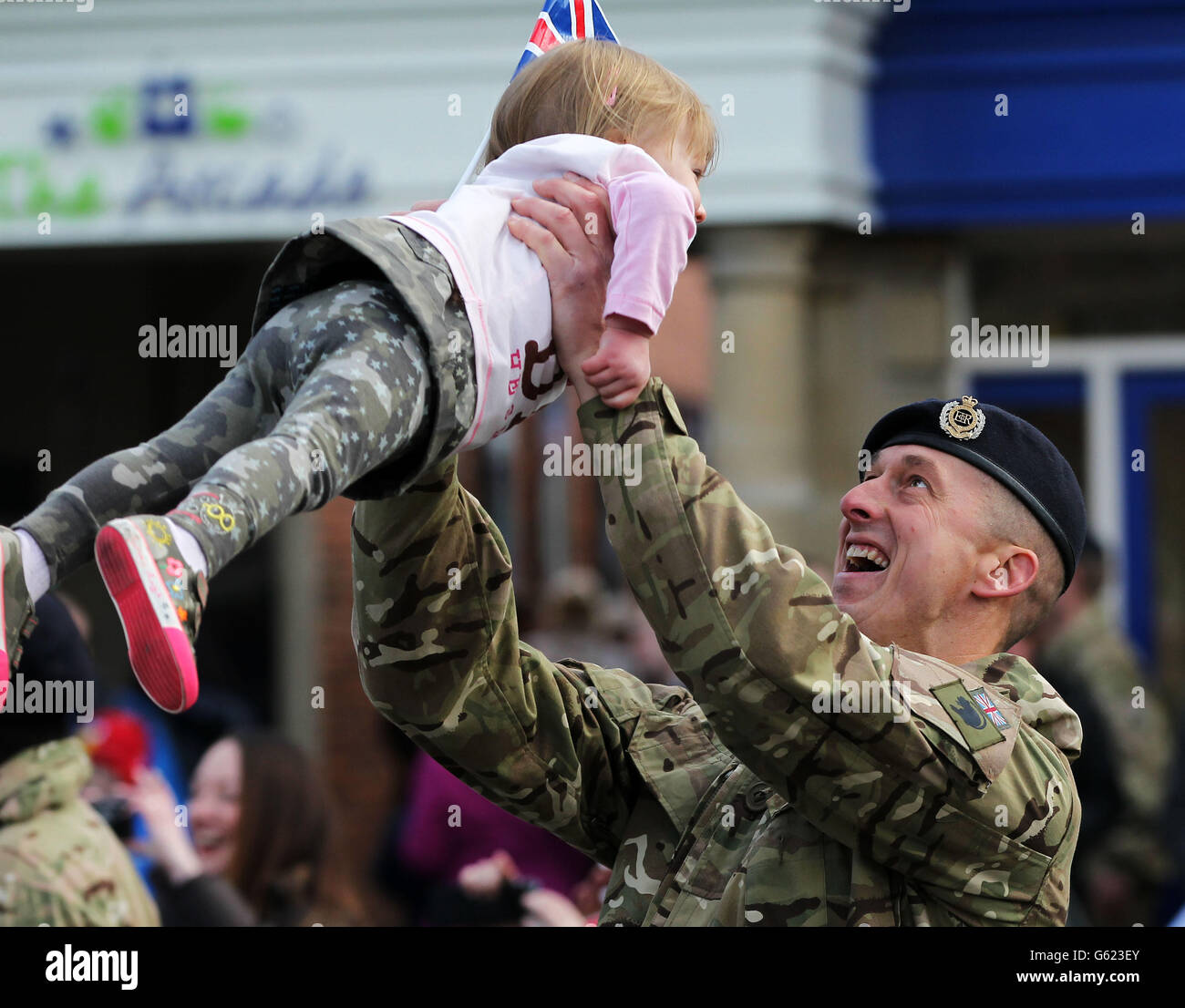 21 engineer regiment returns home from afghanistan hi-res stock ...