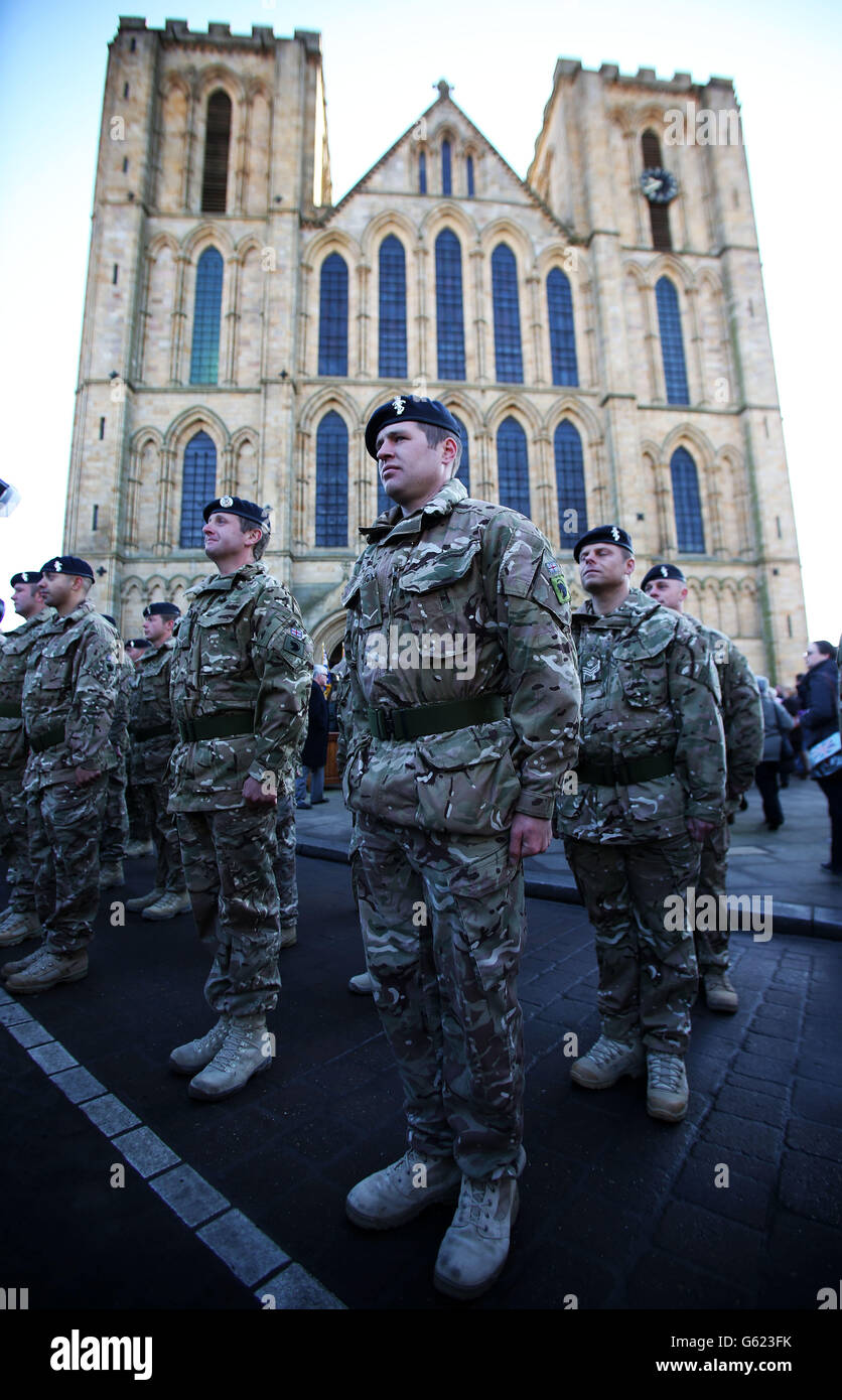 21 Engineer Regiment returns home from Afghanistan Stock Photo - Alamy