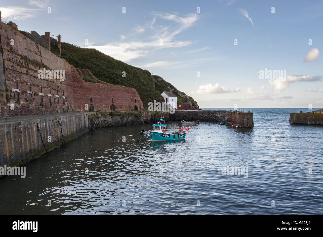 Porthgain Harbour in Pembrokeshire, Wales UK Stock Photo - Alamy