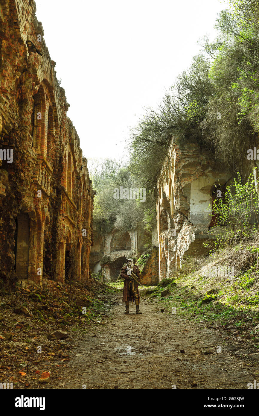 Nuclear post-apocalypse survivor Stock Photo - Alamy