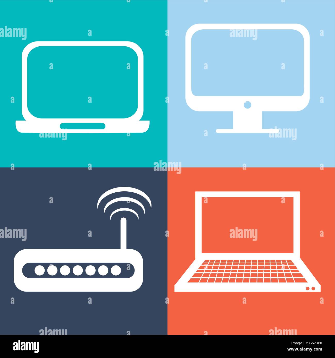 Networking and Technology design Stock Vector Image & Art - Alamy