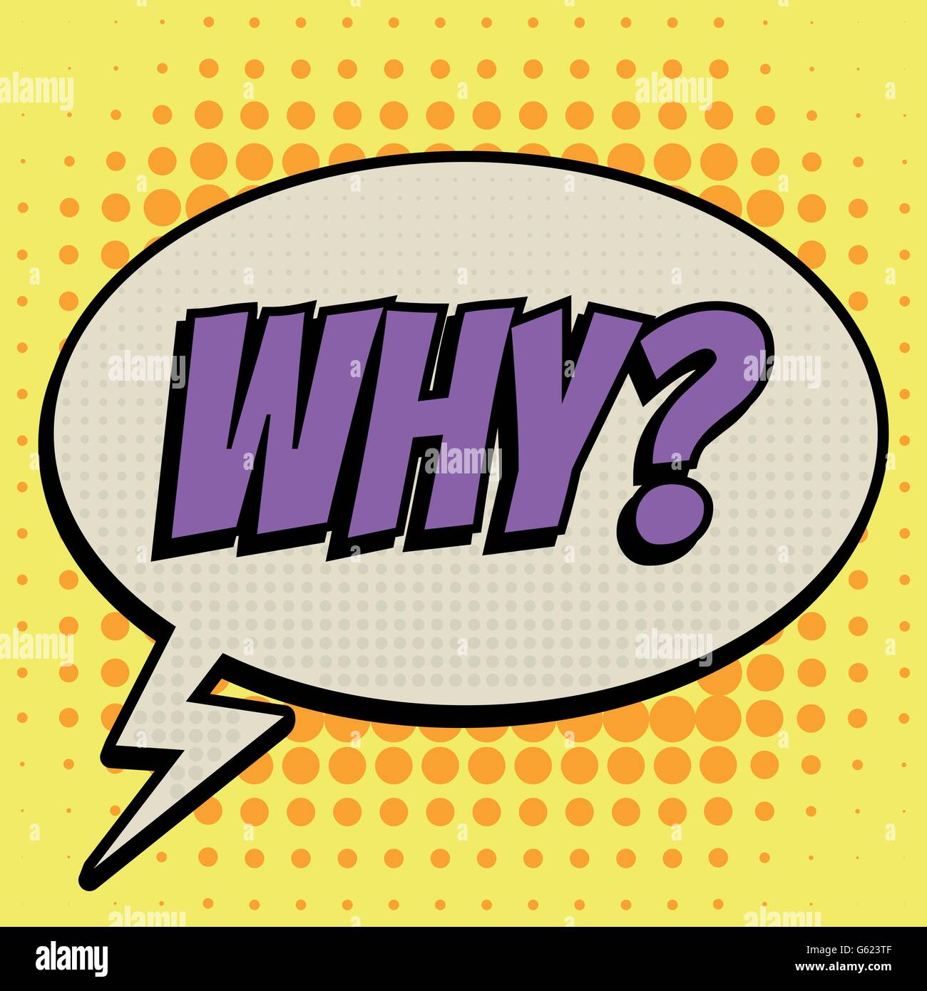 Why comic book bubble text retro style Stock Vector Image & Art - Alamy