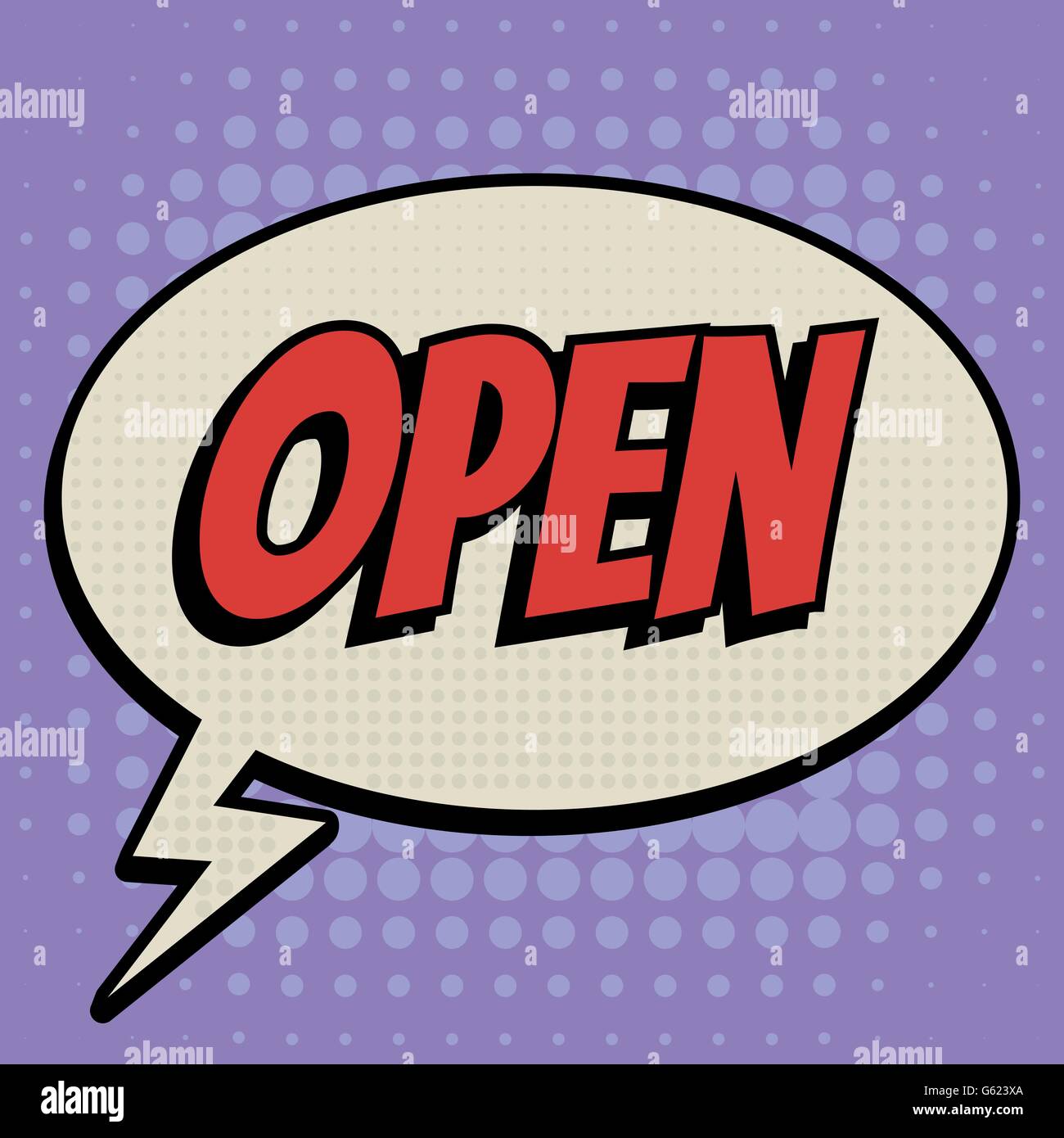 Open comic book hi-res stock photography and images - Alamy