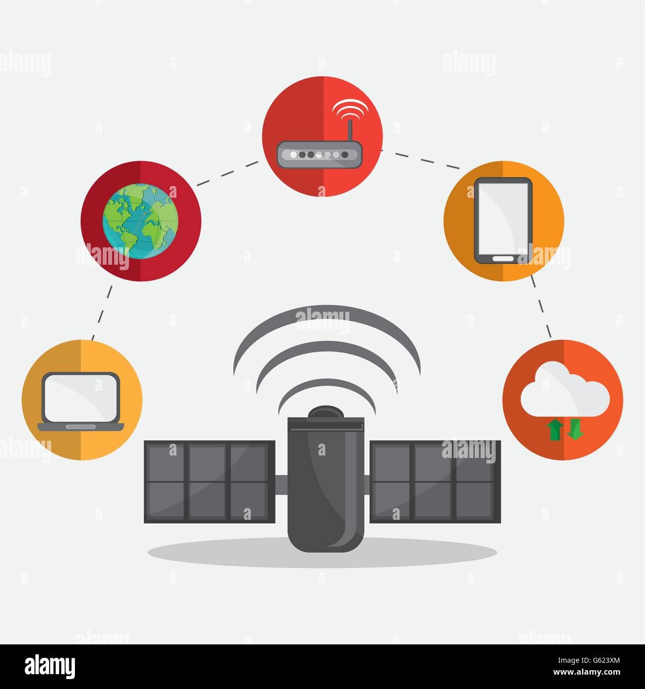 Networking and Technology design Stock Vector Image & Art - Alamy